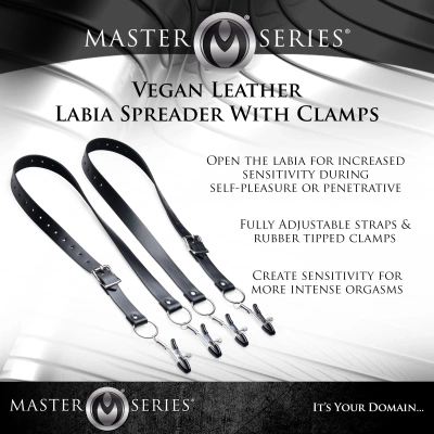 Master Series - расширяющие ремни с зажимами для половых губ купить в ...